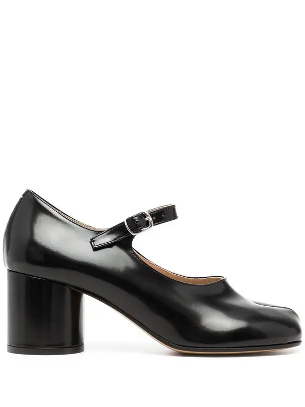 MAISON MARGIELA Tabi Mary Jane Pumps - Black