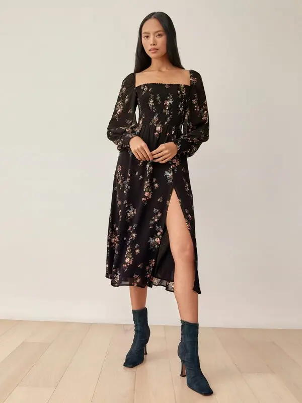 REFORMATION Cello Dress