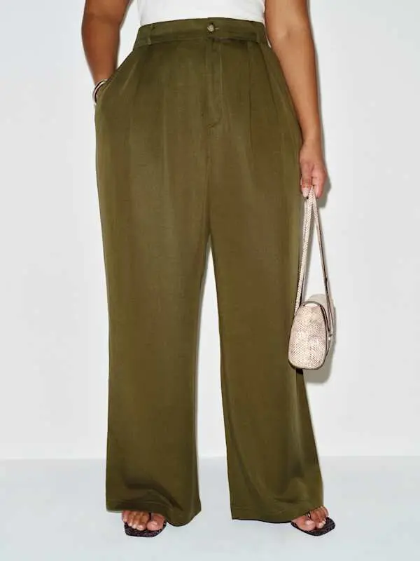 REFORMATION Mason Pant - Green