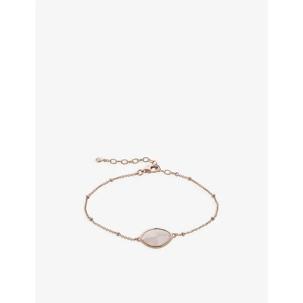 Monica Vinader Petal Rose Quartz Bracelet - Pink