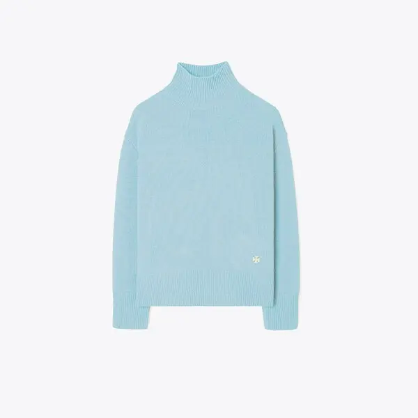 Tory Burch Cashmere Relaxed Turtleneck