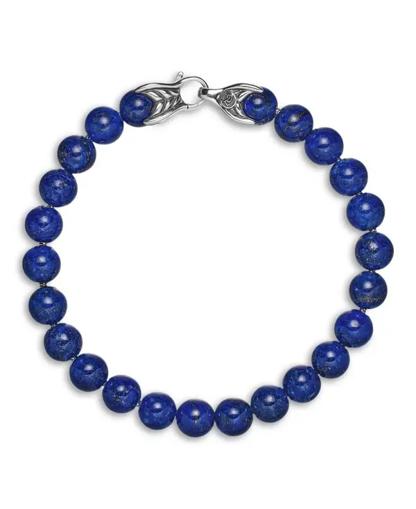 David Yurman Spiritual Beads Bracelet With Lapis Lazuli - Blue/silver