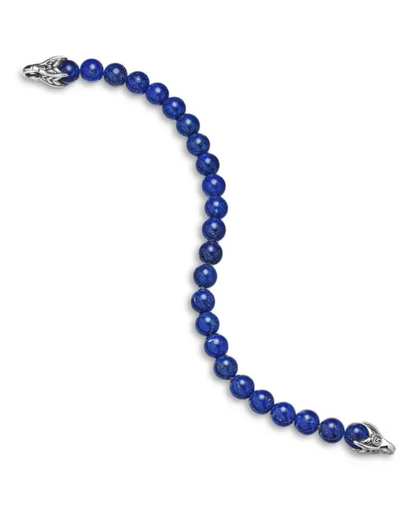 David Yurman Spiritual Beads Bracelet With Lapis Lazuli - Blue/silver