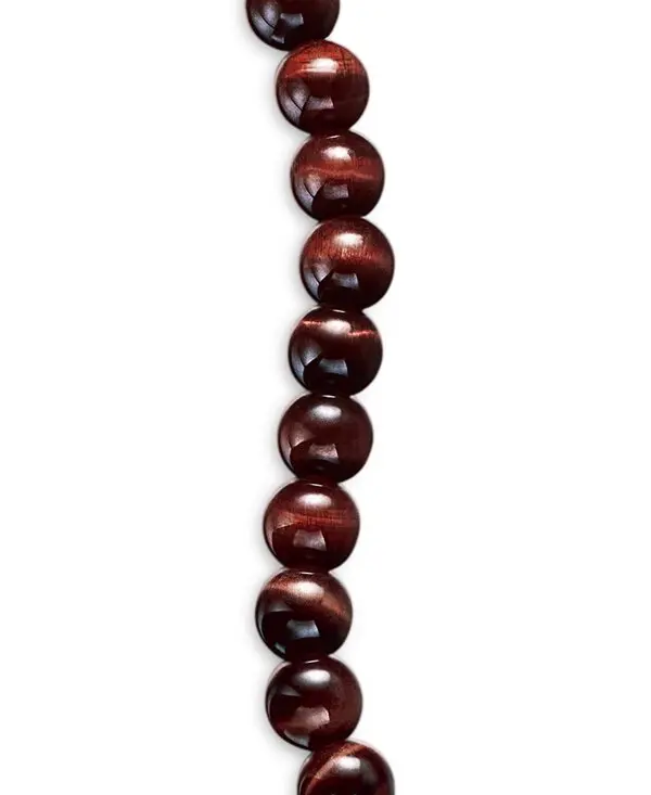 David Yurman Spiritual Beads Bracelet With Red Tiger's Eye - Silver/red