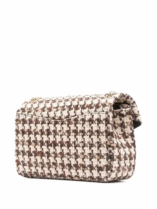 Sandro Ring-detail Tweed Shoulder Bag