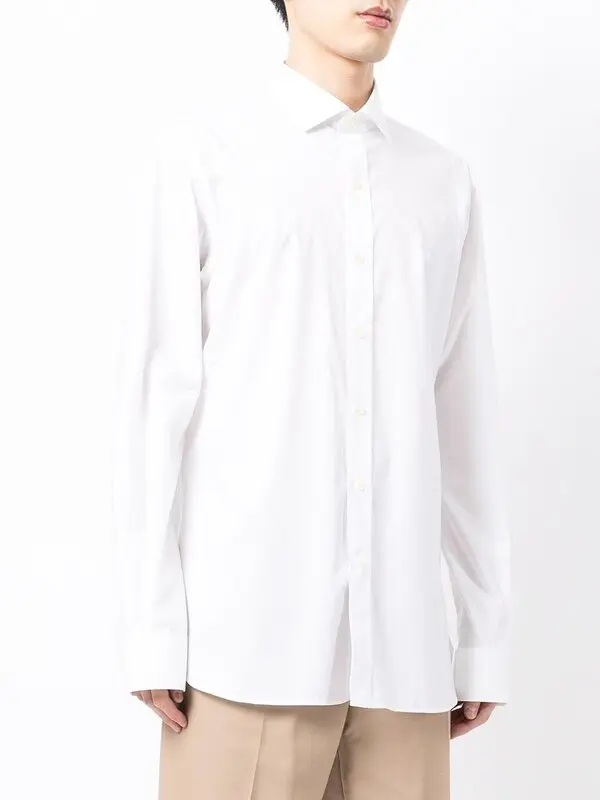 Polo Ralph Lauren Polo Pony Logo-embroidered Classic Shirt - White