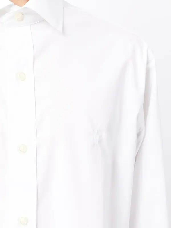Polo Ralph Lauren Polo Pony Logo-embroidered Classic Shirt - White