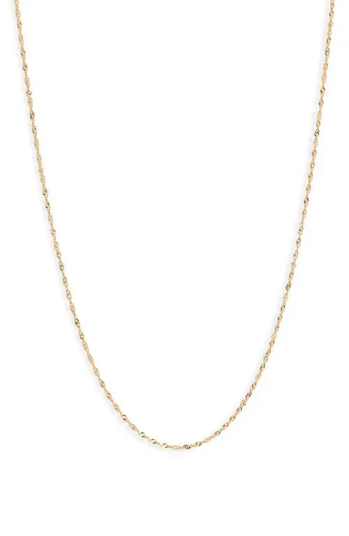 Bony Levy 14k Gold Twisted Chain Necklace