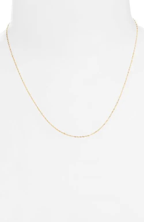Bony Levy 14k Gold Twisted Chain Necklace