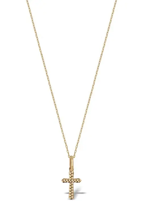 Bony Levy 14k Gold Cross Pendant Necklace - Yellow