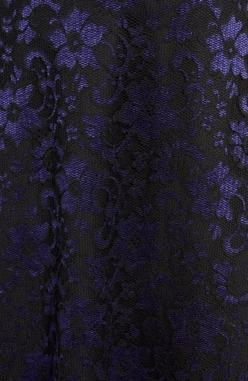 KIYONNA Mon Cheri Lace Cocktail Dress - Violet Noir