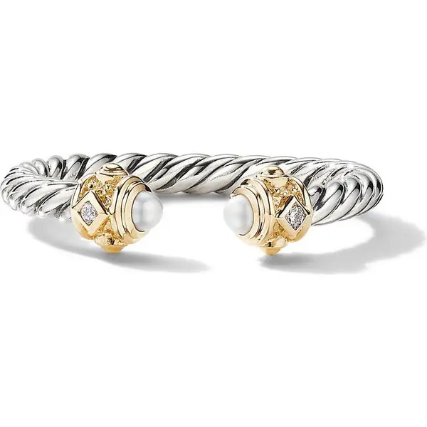 David Yurman Renaissance® Ring In Gold With Diamonds - Pearl