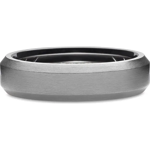 David Yurman Beveled Band Ring - Titanium