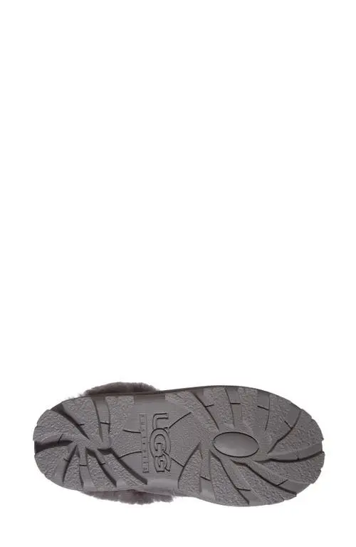 UGG Coquette Genuine Shearling Lined Slipper - Grey
