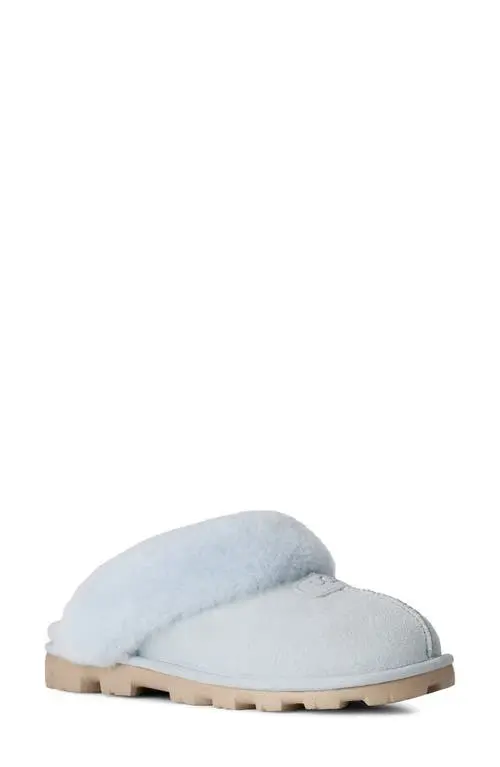 UGG Coquette Genuine Shearling Lined Slipper - Sky Blue
