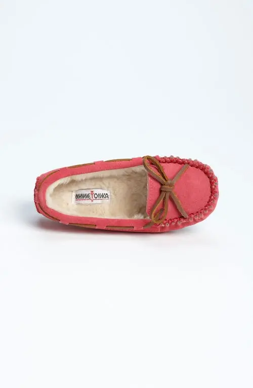 Minnetonka Cassie Slipper - Hot Pink