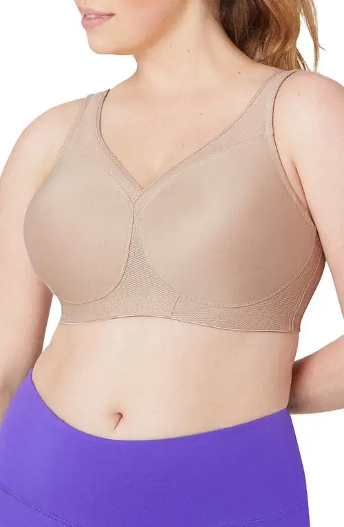GLAMORISE Magiclift Seamless Sports Bra - Brown