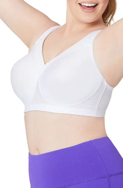 GLAMORISE Magiclift® Seamless Sports Bra - White