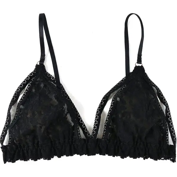 Hanky Panky Trina Lace Bralette - Black