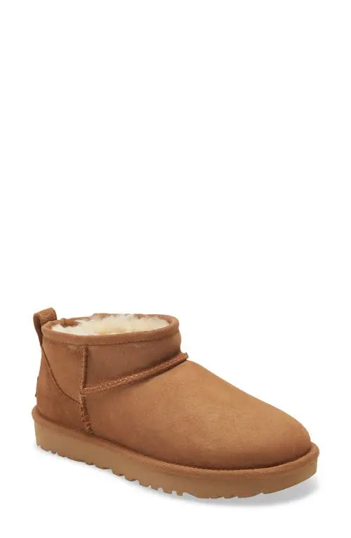 UGG Ultra Mini Classic Boots - Chestnut Suede