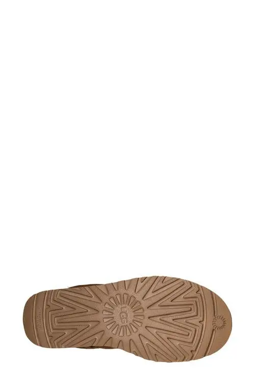 UGG Mini Bailey Bow Ii Shearling Bootie - Chestnut Suede