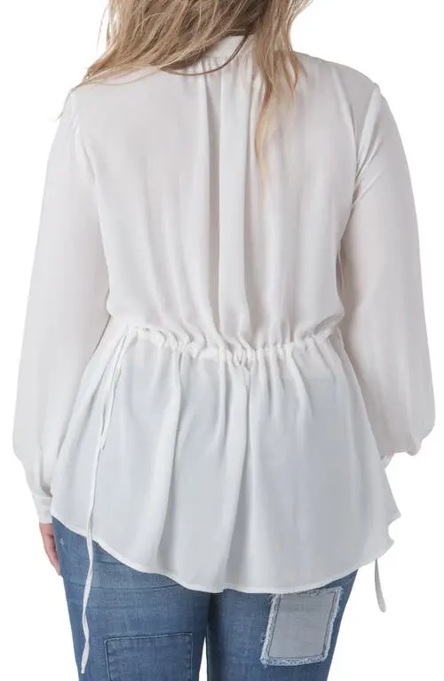 STANDARDS & PRACTICES Trisha Pintucked Chiffon Blouse