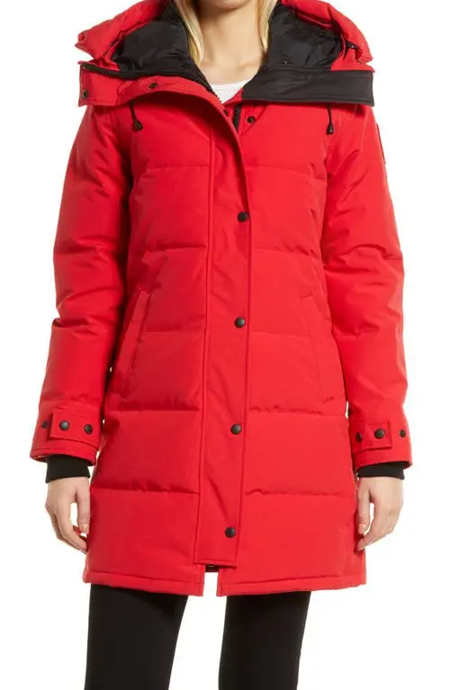 Canada Goose Shelburne Water-resistant Down Parka - Red