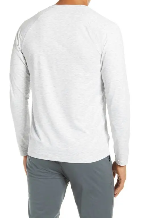 RHONE Reign Long Sleeve T-shirt - Gray Space Dye