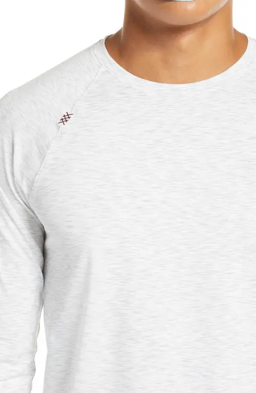 RHONE Reign Long Sleeve T-shirt - Gray Space Dye