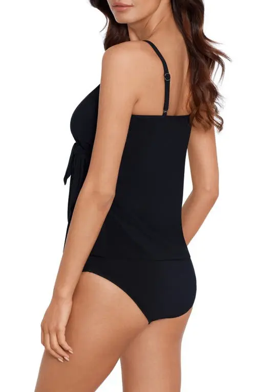 MAGICSUIT® Carma Side Tie Tankini Top - Black