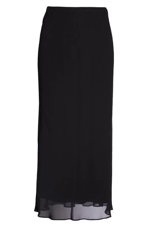 Alex Evenings Chiffon Maxi Skirt