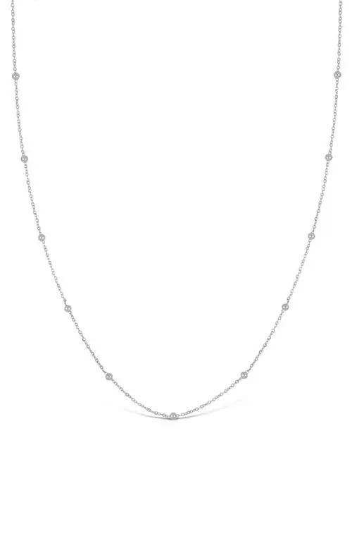 Bony Levy 14k Gold Ball Bead Chain Necklace - 14k White Gold