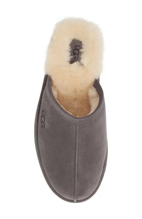 UGG Genuine Shearling Scuff Slipper - Dgry
