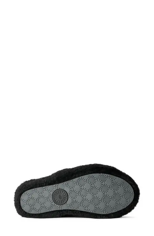 UGG Fluff Yeah Slingback Sandal - Black/dark Shadow