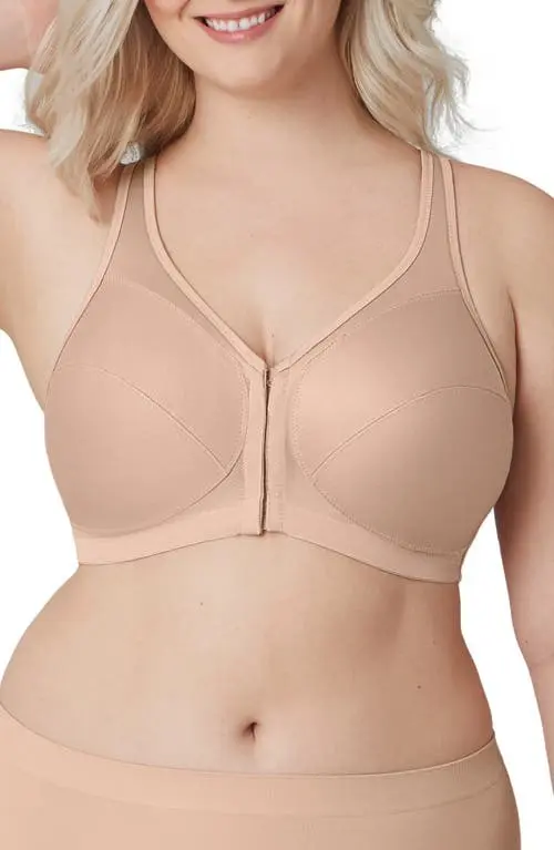 GLAMORISE Magiclift® Front Closure Posture Back Bra - Cafe