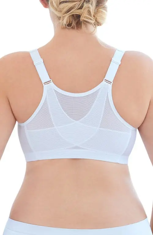 GLAMORISE Magiclift® Front Closure Posture Back Bra - White