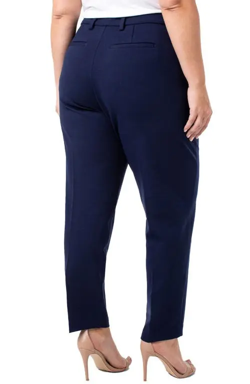 LIVERPOOL Kelsey Ponte Knit Trousers - Cadet Blue