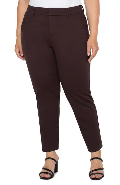 LIVERPOOL Kelsey Ponte Knit Trousers - Java