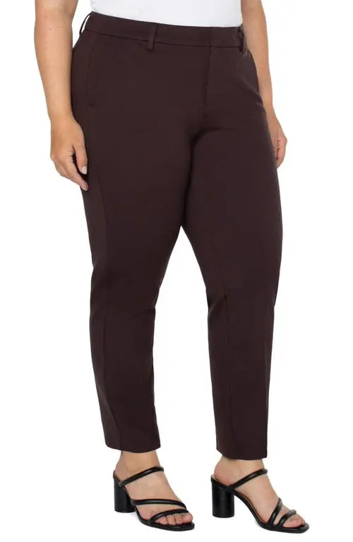 LIVERPOOL Kelsey Ponte Knit Trousers - Java