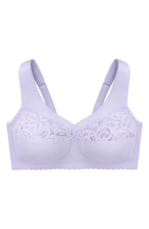 GLAMORISE Magiclift® Cotton Support Bra - Purple