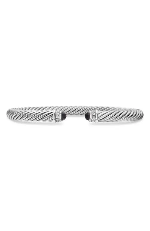 David Yurman Cable Classics Bracelet With Gemstones And Diamonds - Black Onyx