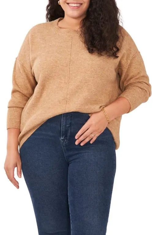Vince Camuto Crewneck Sweater - Latte Hthr
