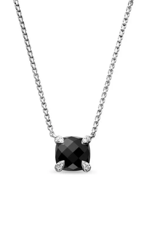 David Yurman Chatelaine® Pendant Necklace - Black Onyx