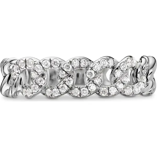 David Yurman Belmont Curb Link Ring - Diamond