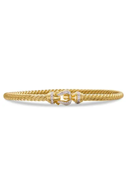 David Yurman Buckle Cablespira® Bracelet - Diamond