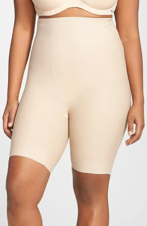 TC Shapewear High Waist Thigh Slimmer - Warm Beige