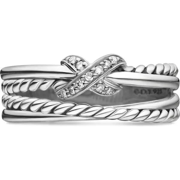 David Yurman X Crossover Ring - Diamond
