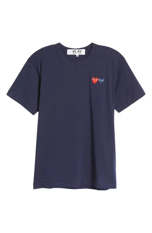 Comme Des Garçons Twin Hearts Slim Fit Jersey T-shirt
