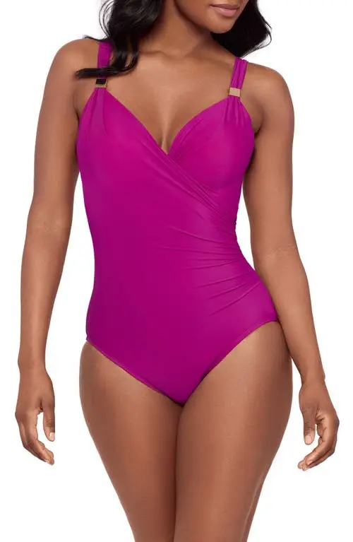MIRACLESUIT® Razzle Dazzle Siren One-piece Swimsuit - Framboise Pink