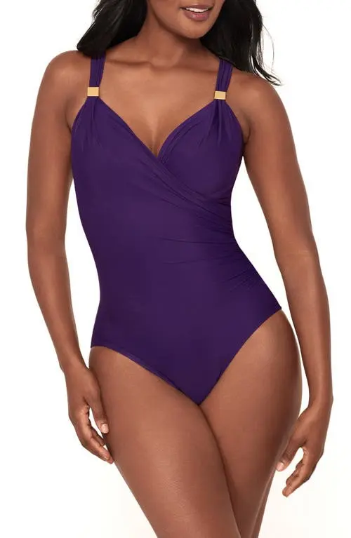 Miraclesuit Razzle Dazzle Siren One-piece Swimsuit - Mulberry